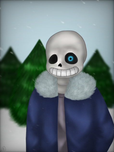 28 Sans Undertale Speedpint speedart - ibisPaint