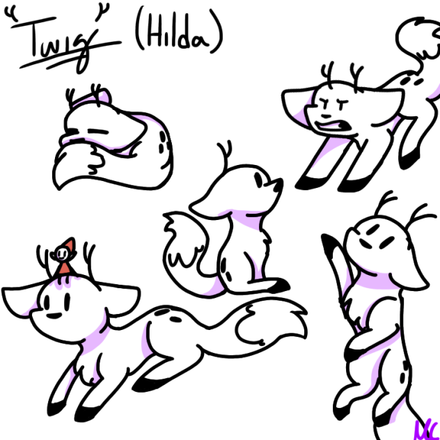 Anomy practiced with Twig (from Hilda) - ibisPaint