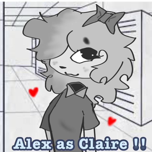 Alex as Claire!!! - ibisPaint