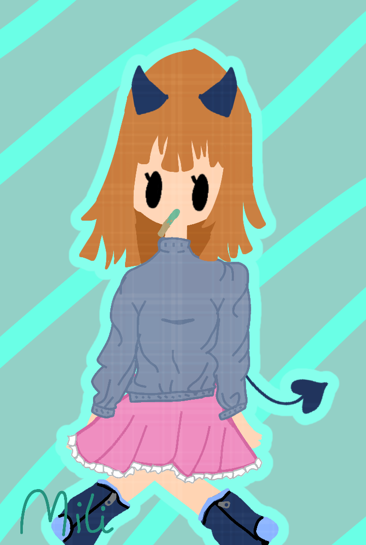 Day 2 Your oc eating their favorite food - ibisPaint