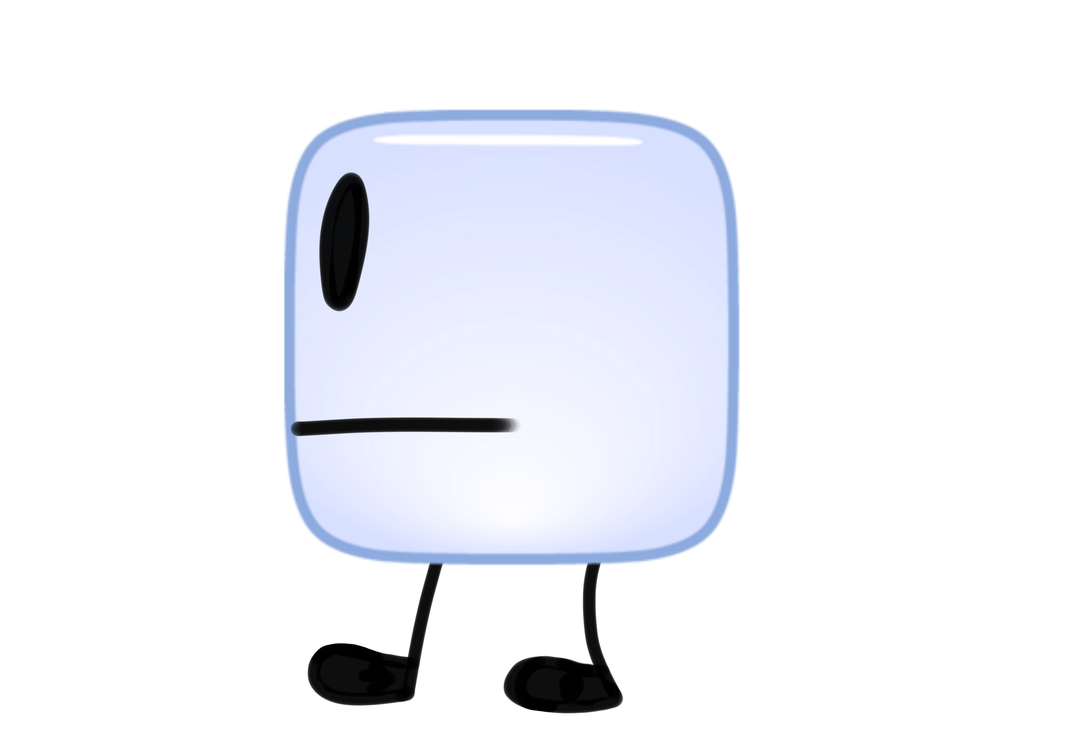 Ice Cube BFDI Pose - ibisPaint