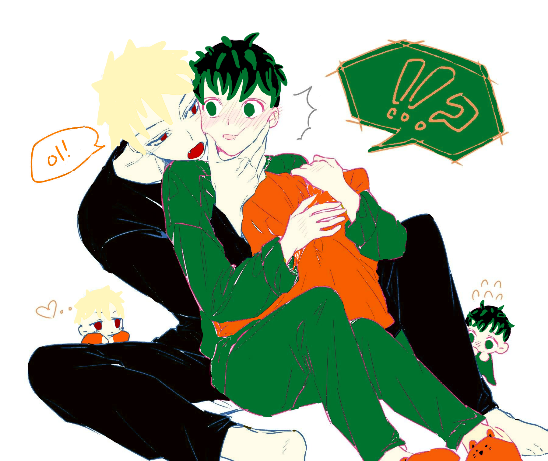 Time to sleep Bakudeku - ibisPaint