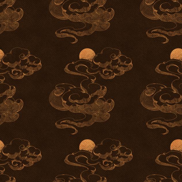 Chinese traditional pattern, the moon - ibisPaint