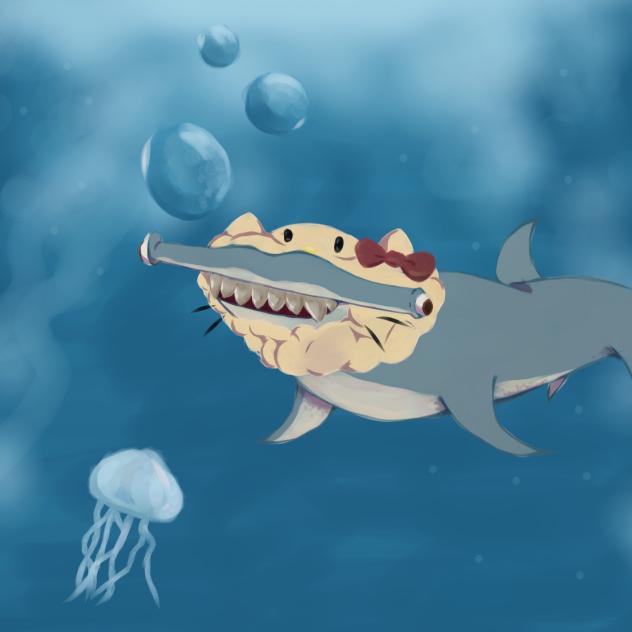 Hello Kitty Shark - ibisPaint