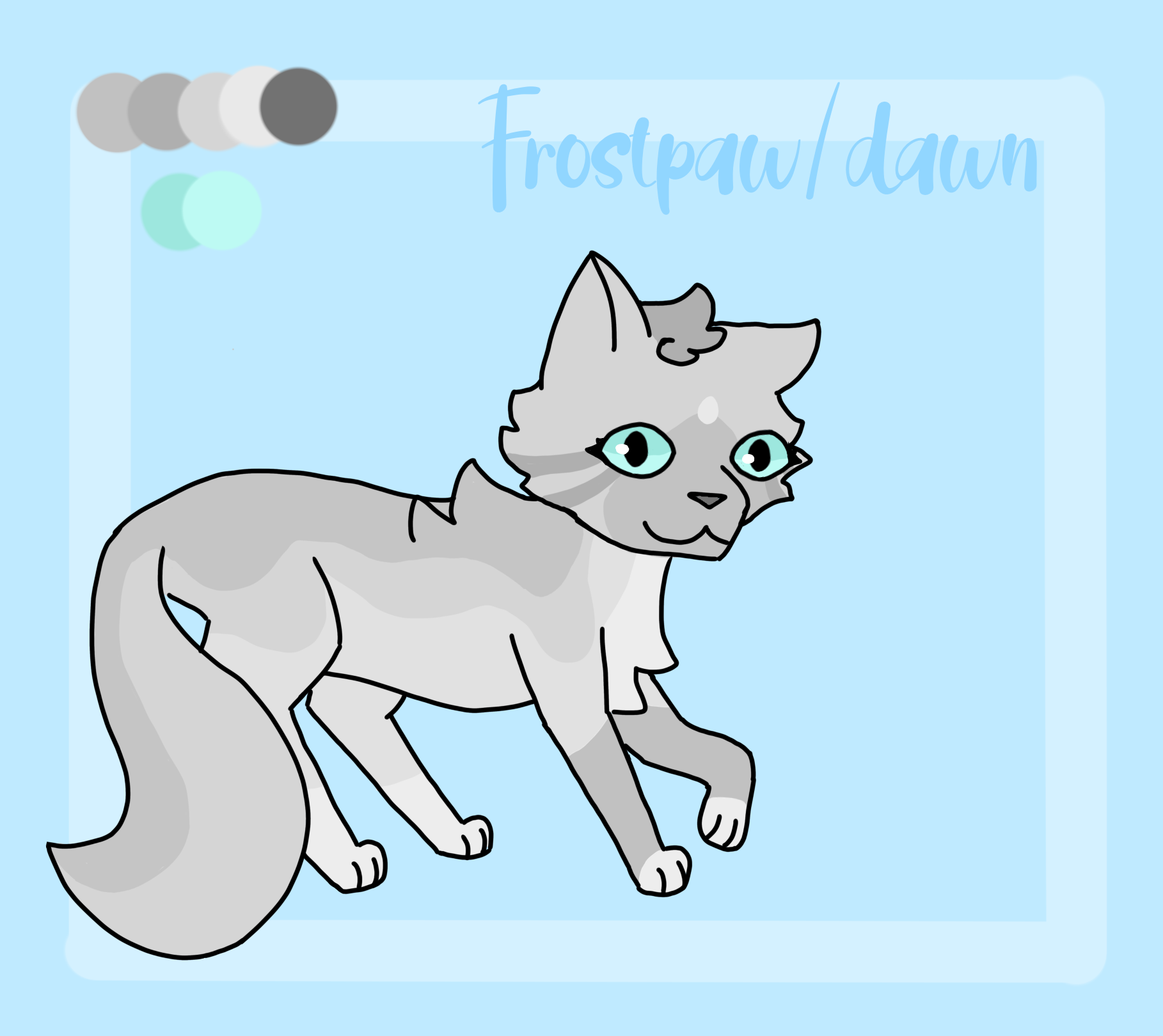 Frostpaw design - ibisPaint