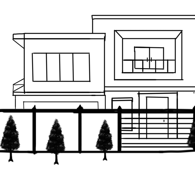 modern house - ibisPaint