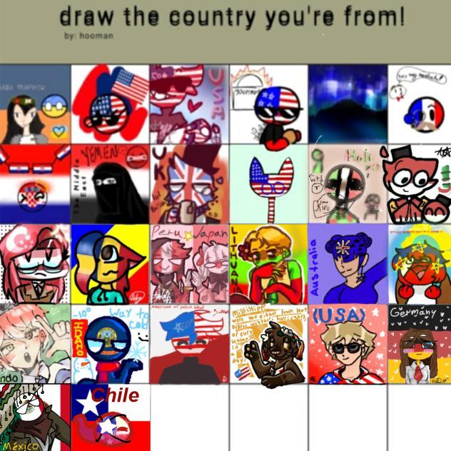 draw the country you're from! - ibisPaint