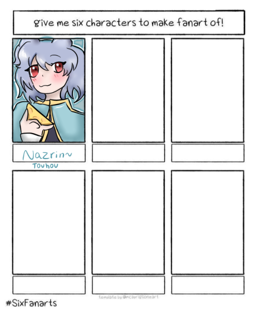 six characters to make fanart of (#1) - ibisPaint