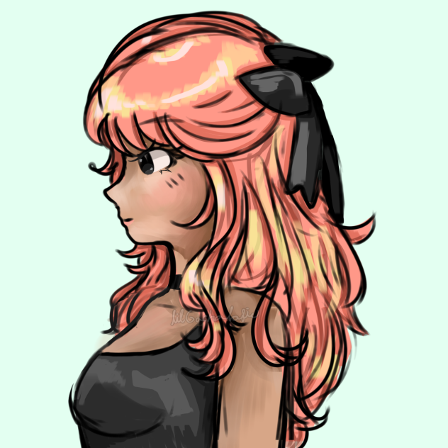 Side perspective practice - ibisPaint