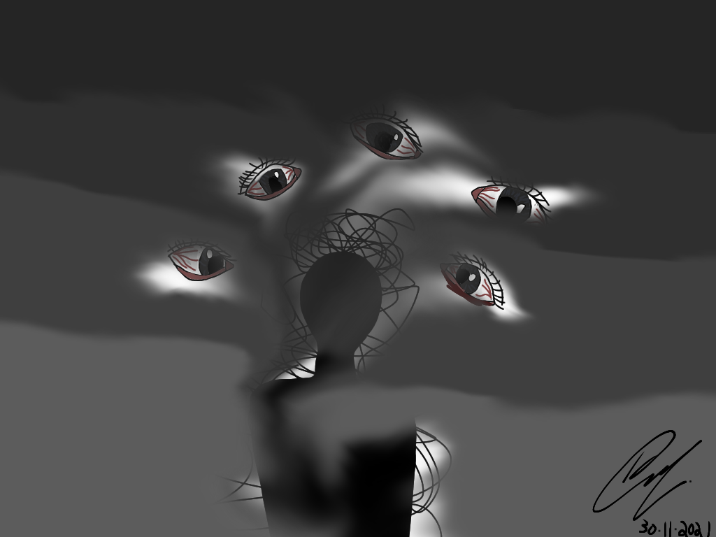 social anxiety - ibisPaint