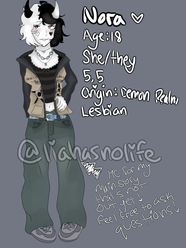 OFFICIAL NORA REF! MAKING HER GF NEXT - ibisPaint