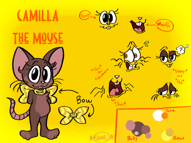 Camilla the mouse’s Ref sheet - ibisPaint