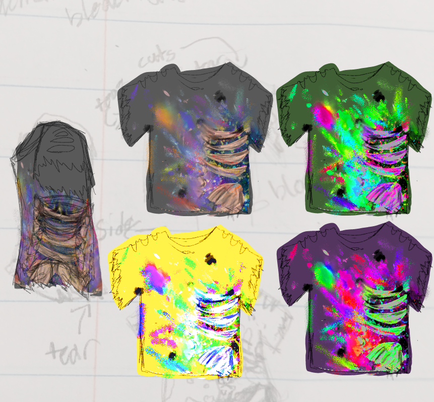 zombie tee. - ibisPaint