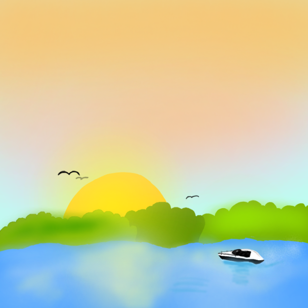 Random sunset - ibisPaint