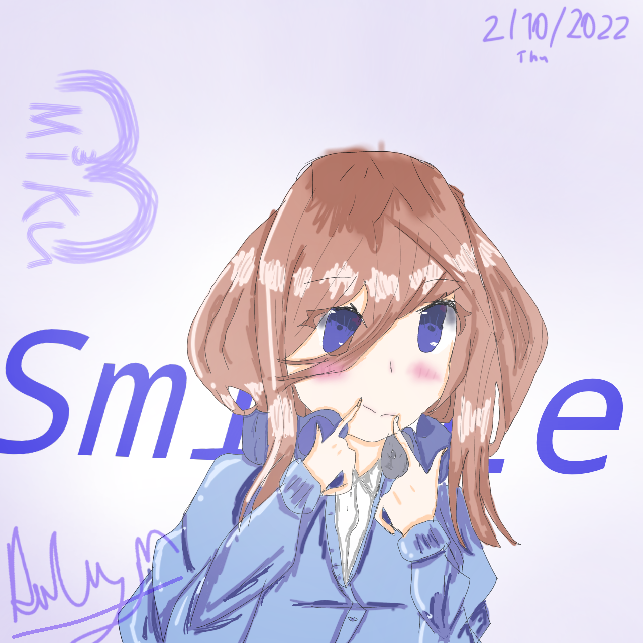 Nakano Miku Smi-le - ibisPaint