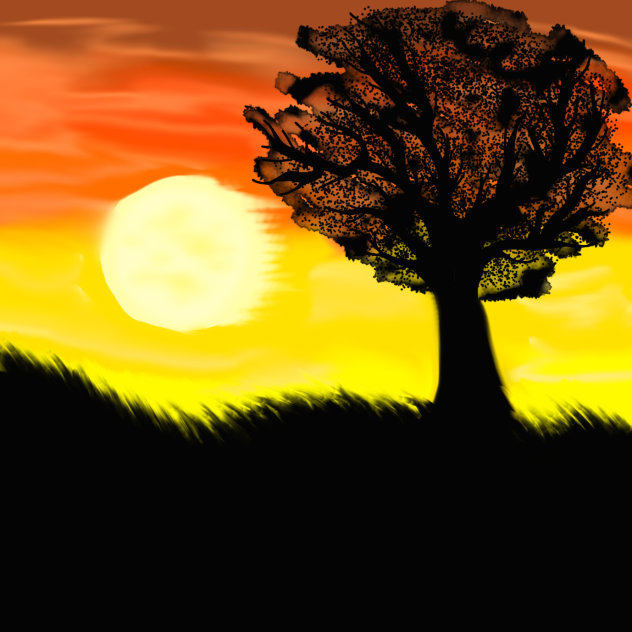 sunset - ibisPaint