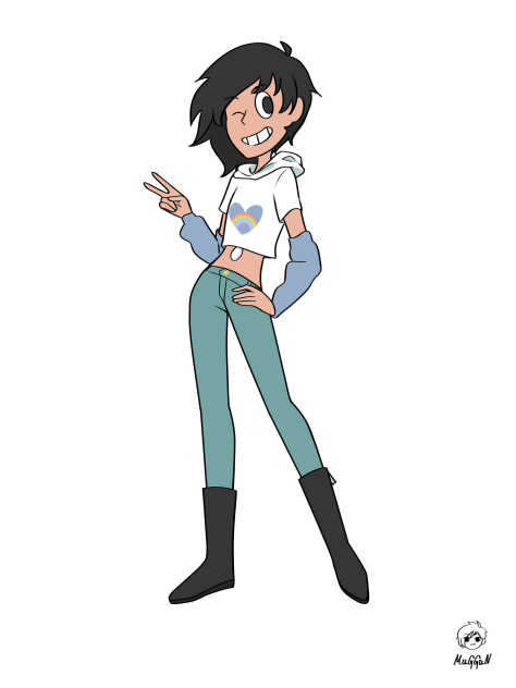 My oc in SU style - ibisPaint