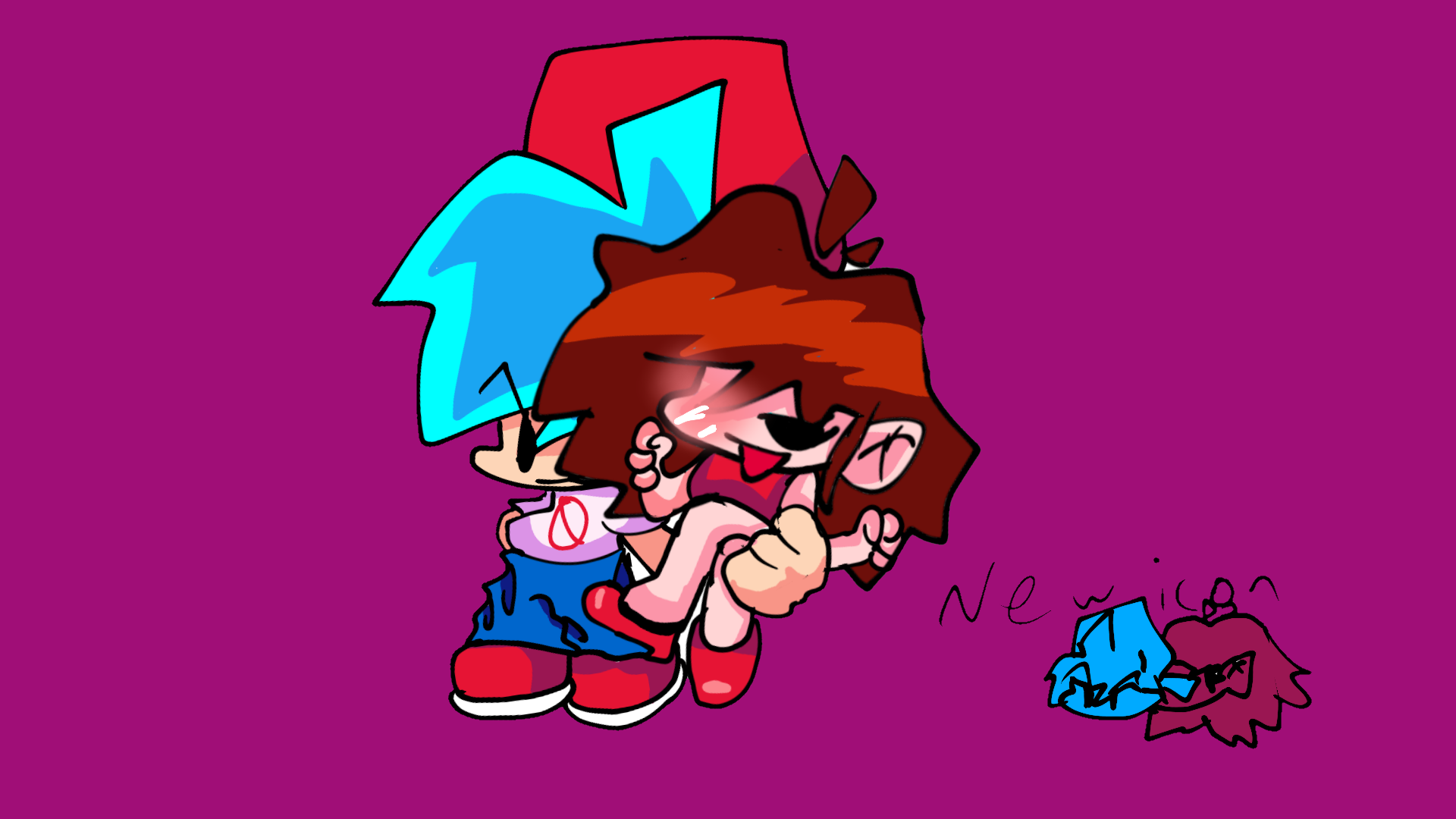 Bf holding gf - ibisPaint