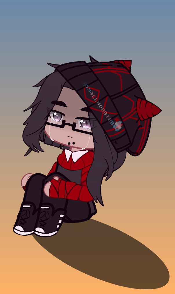 tears falling down at the party - ibisPaint