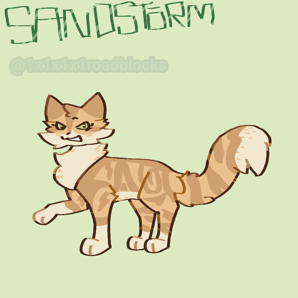Sandstorm (Warrior cats) - ibisPaint
