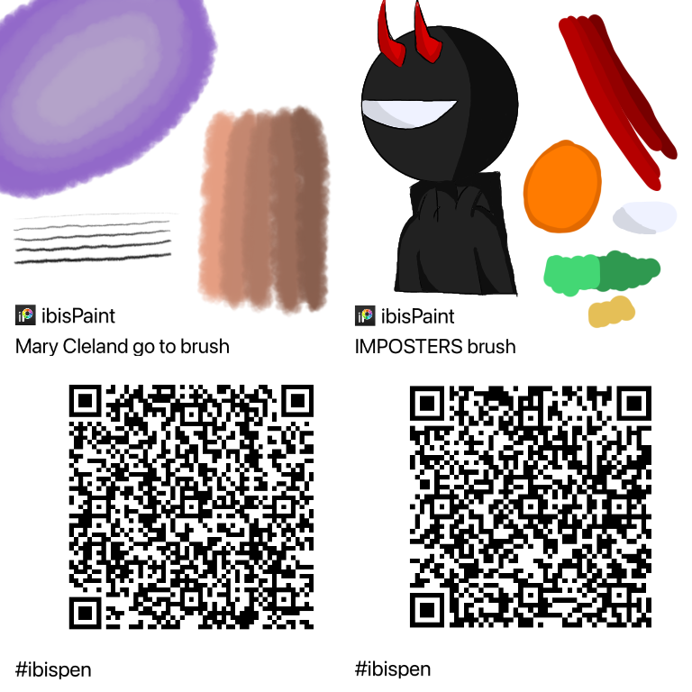 My 2 main brushes - ibisPaint