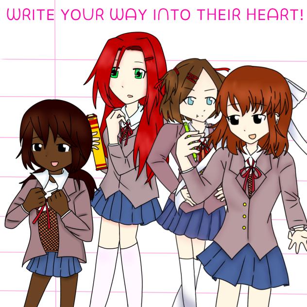 Doki Doki Literature Club x MCSM - ibisPaint