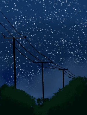 relaxing night - ibisPaint