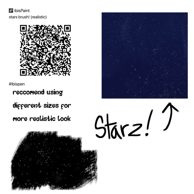 realistic stars brush! - ibisPaint