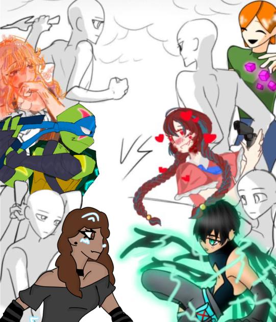 AWESOME FIGHTING SCENE COLLAB - ibisPaint