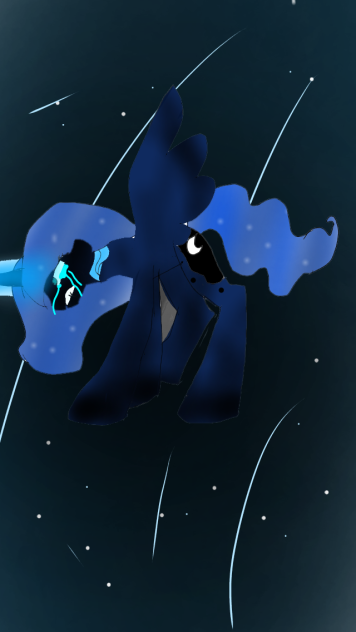 Luna become to the Nightmare Moon - ibisPaint