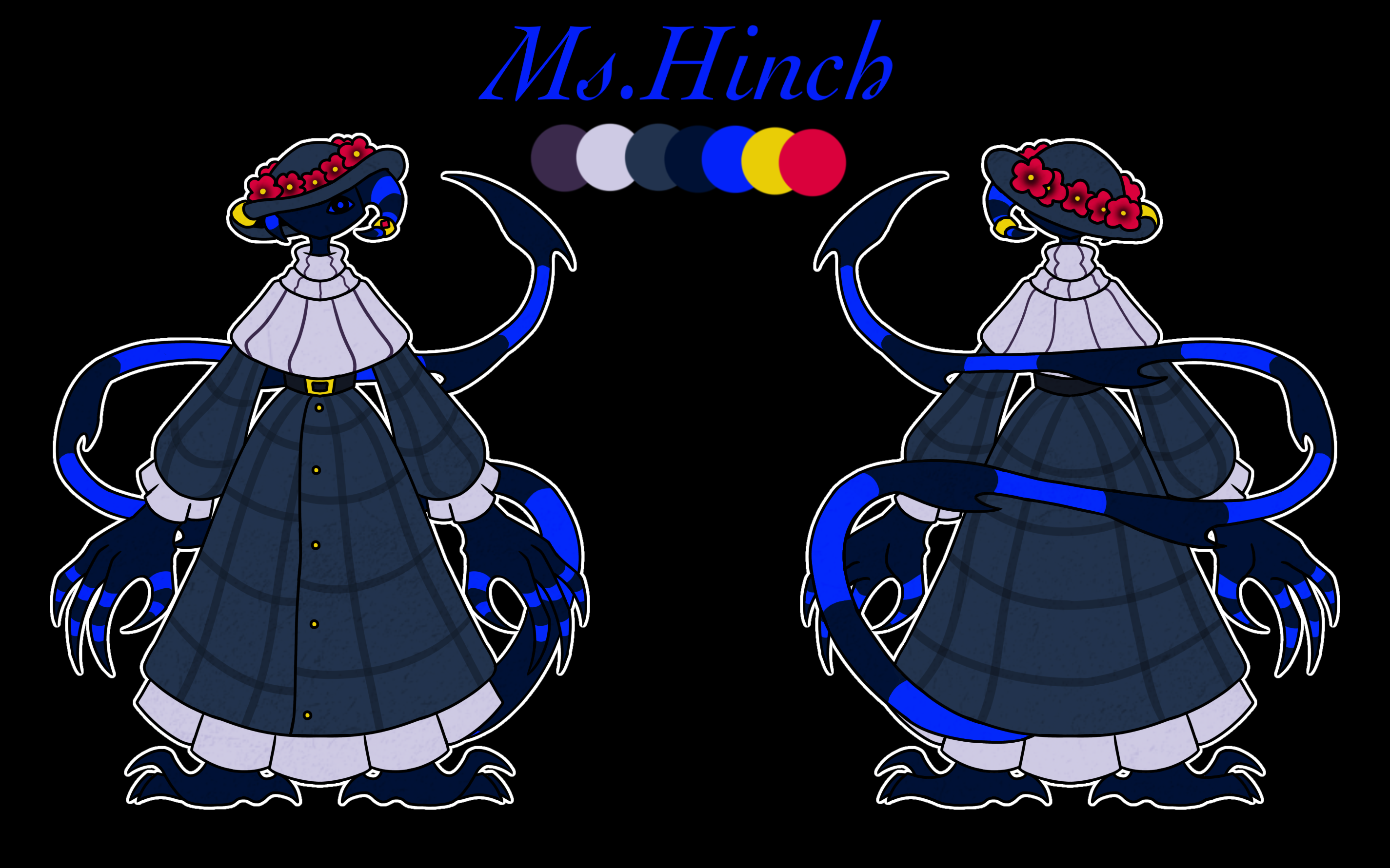 Ms. Hinch ref sheet 🔵🥀🔵 - ibisPaint