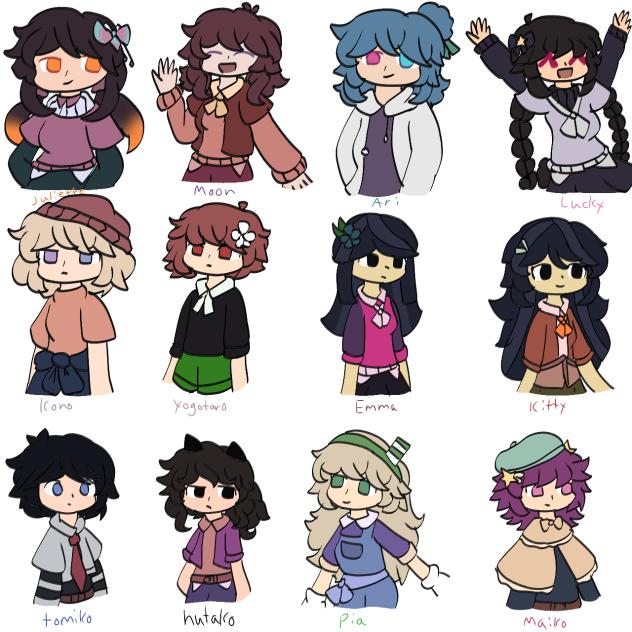 The Other cast as eachother - ibisPaint