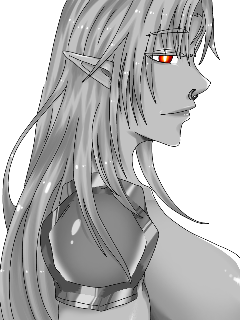 [OC] Haru smiling - ibisPaint