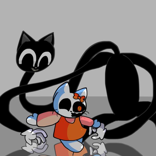 Cartoon Cat & Hello Kitty(Hell On Kitty) - ibisPaint