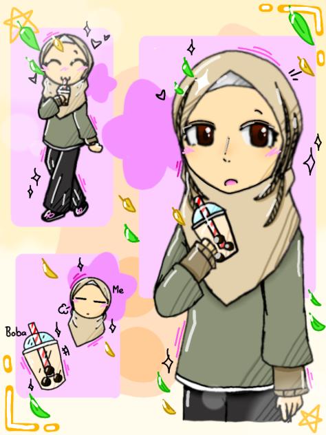 Boba and me~🩷 - ibisPaint