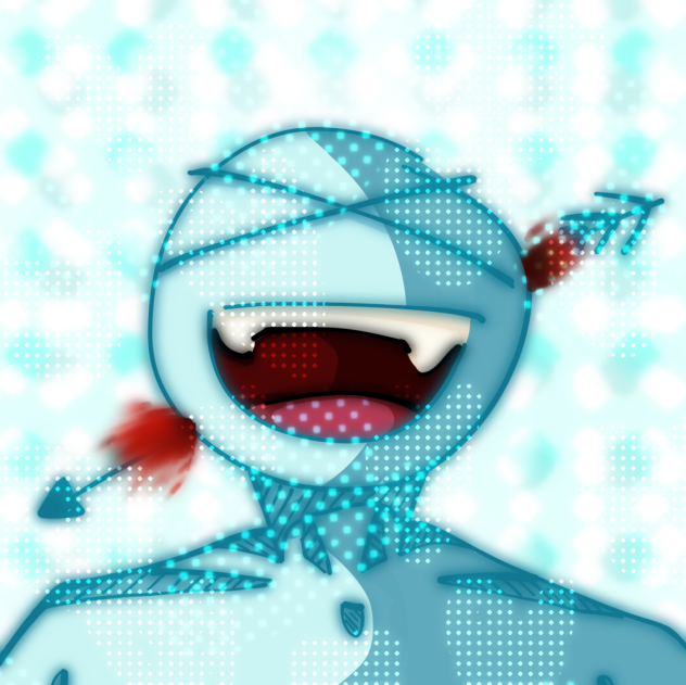 Some blood (arrow) - ibisPaint