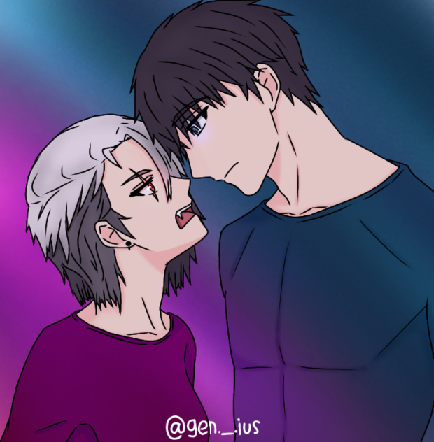 Lucy vs(x) Ray - ibisPaint