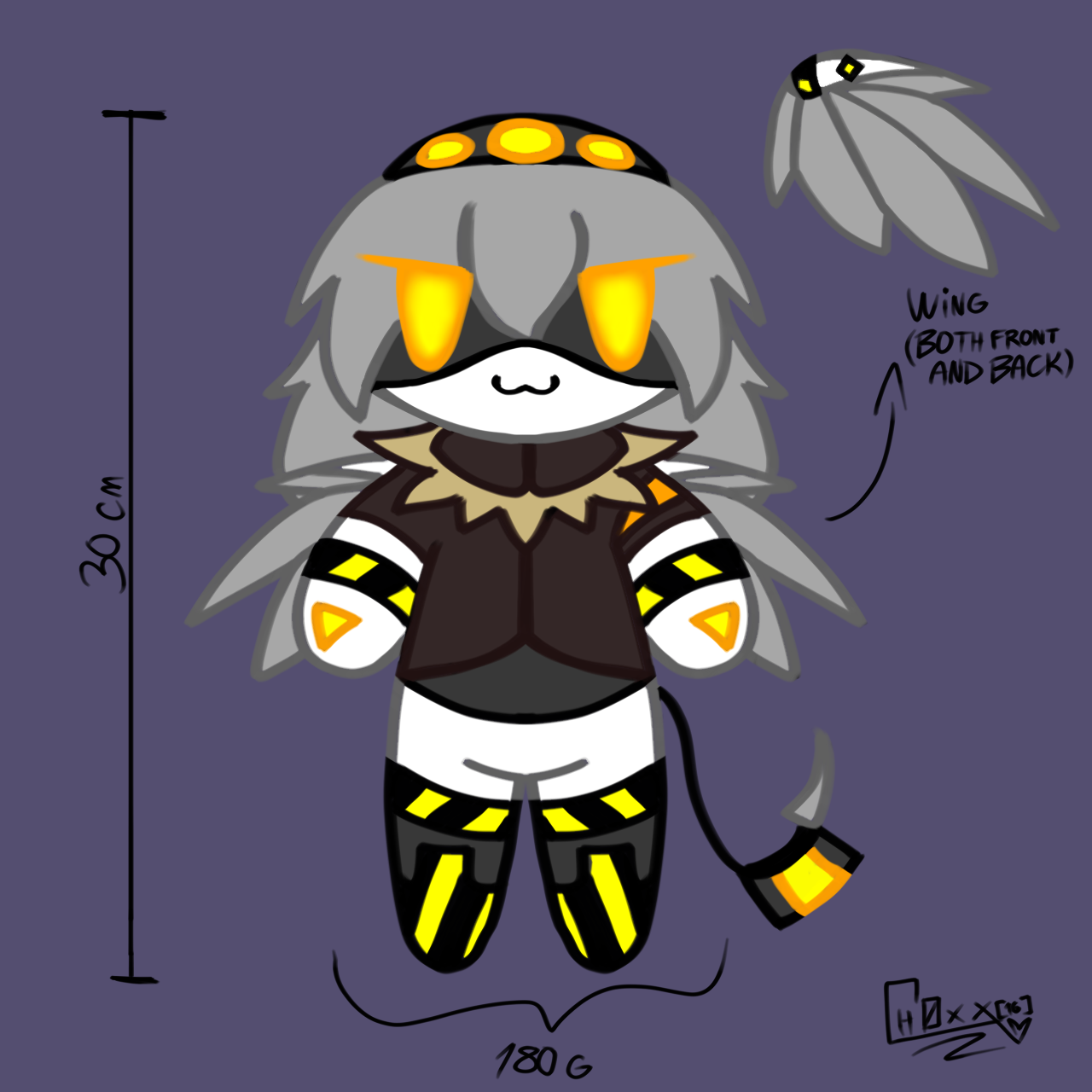 Reimagined the V plush (dream plush) - ibisPaint