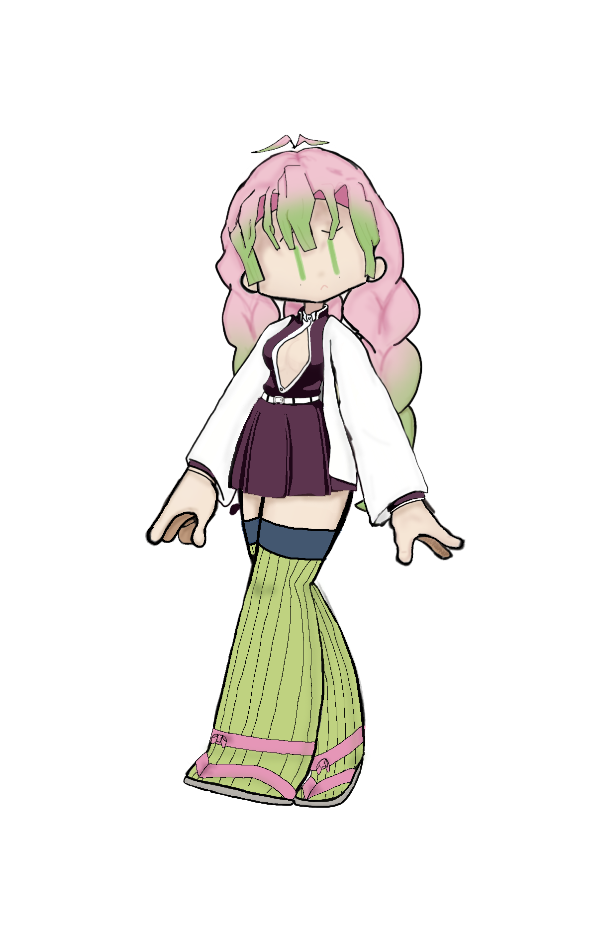 mitsuri kanroji chibi uwu - ibisPaint