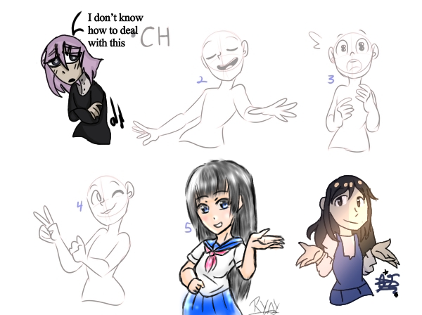 anime characters feel collab - ibisPaint