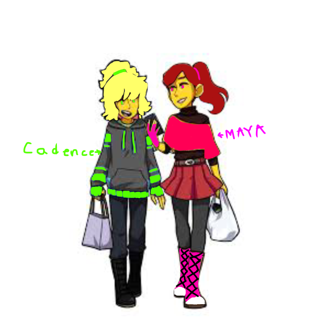 Cadence and Maya’s day out - ibisPaint