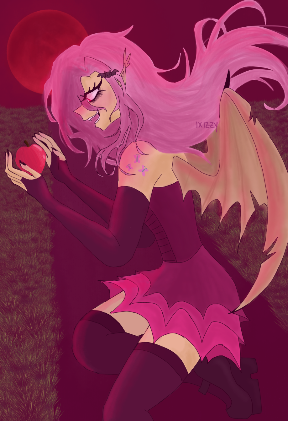vampire fluttershy - ibisPaint