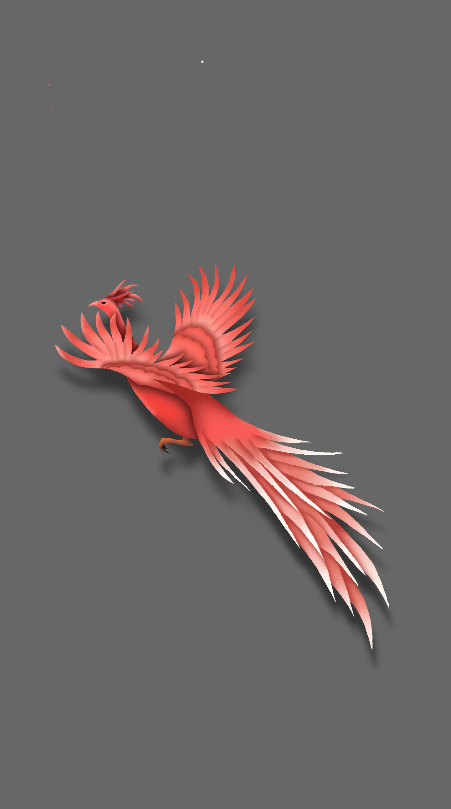 Scarlet Peacock - ibisPaint