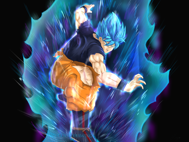 Ssjb Goku - ibisPaint