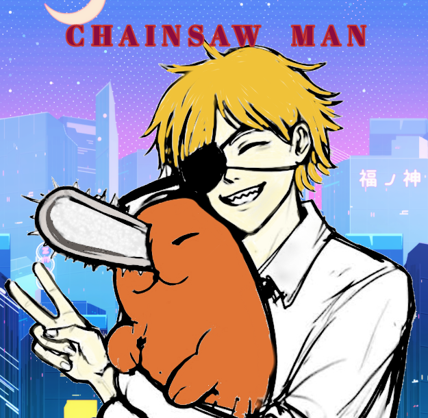 chainsaw man (Denji & pochita) - ibisPaint