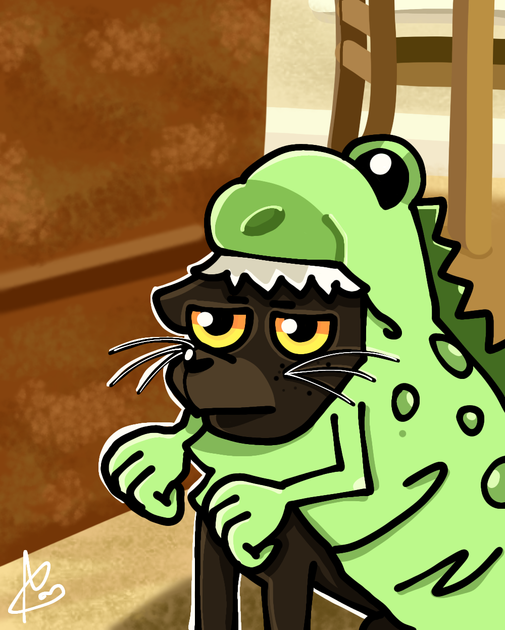 Dinocat - ibisPaint