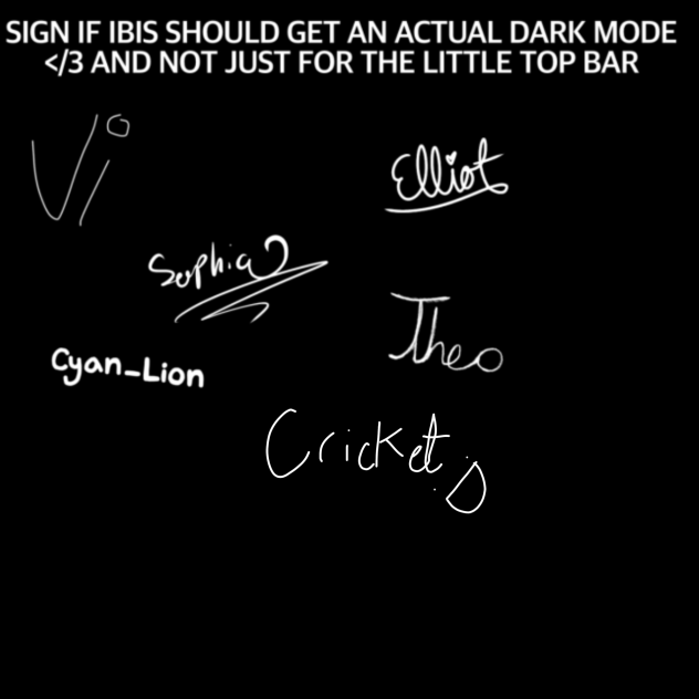 DARK MODE DARK MODE - ibisPaint