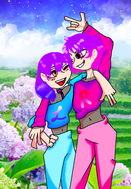 Right and Left - ibisPaint