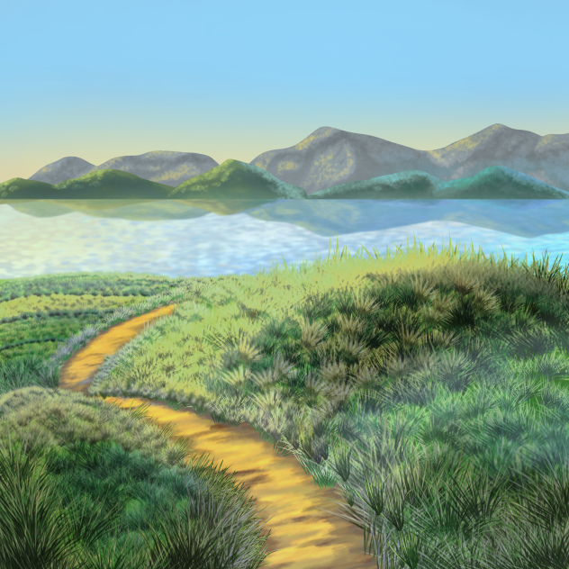 Field landscape - ibisPaint