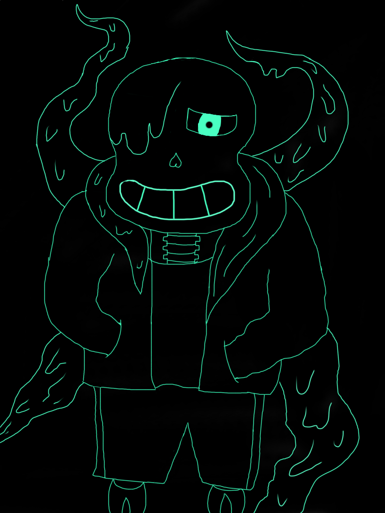 nightmare sans - ibisPaint